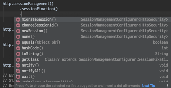 Spring Security - SessionManagementFilter