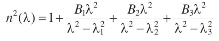 [Python][Lens]#05 Sellmeier 방정식 이해와 광학에서의 응용(시각화)