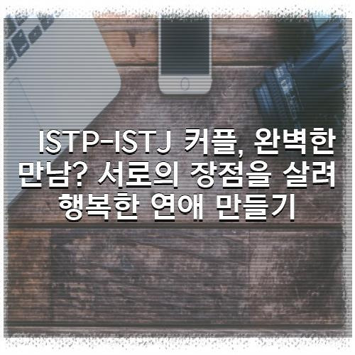 ISTP-ISTJ 커플, 완벽한 만남? 서로의 장점을 살려 행복한 연애 만들기