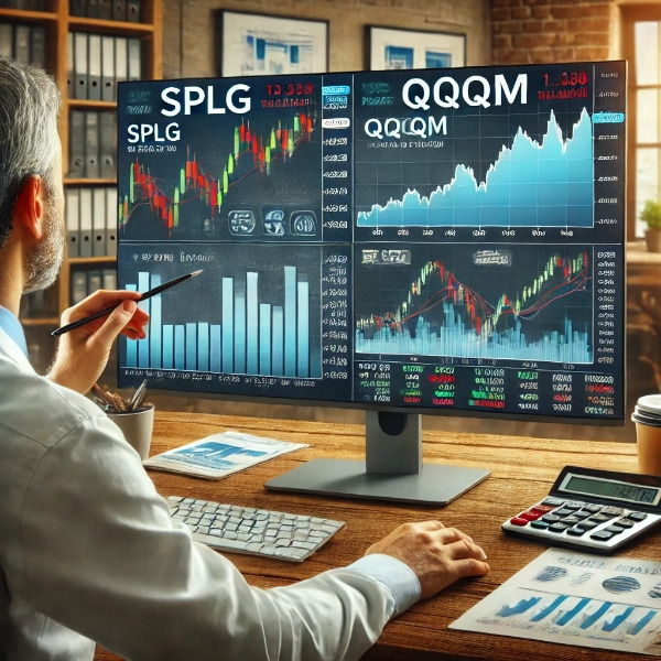 SPLG vs. QQQM etf 초보 투자자에게 더 좋은 선택은? 주가, 배당, 배당금