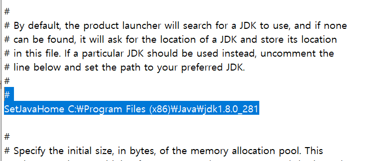 SQL developer 오류 unable to launch the java virtual machine