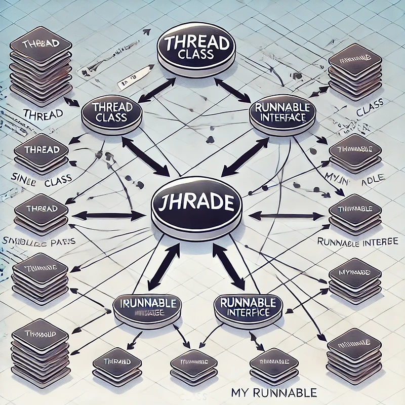 Thread 클래스 상속 vs Runnable 인터페이스 구현