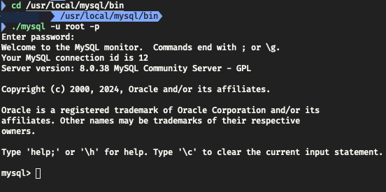 [RDBMS] MySQL 터미널로 접속하기, 비밀번호 변경 — SOLEARN