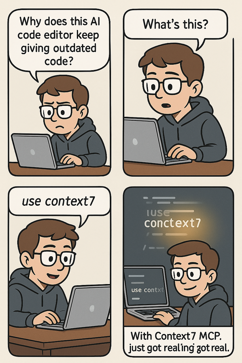 AI 코드 에디터가 달라졌어요! Context7 MCP 덕분이죠