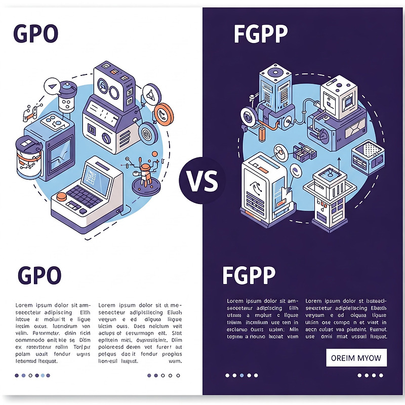 🏢 Active Directory 비밀번호 정책: GPO vs FGPP 완벽 비교 🔍