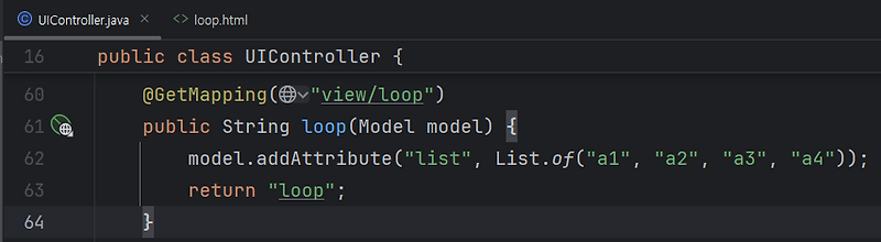 SpringBoot Thymeleaf_6 (loop)