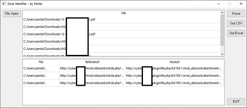 Zone Identifier - Export Tool