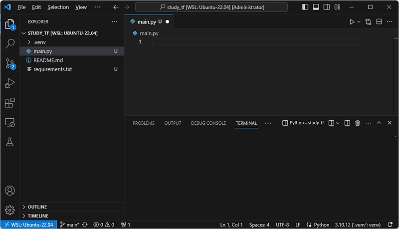 VSCode를 활용 python 가상 환경 설정