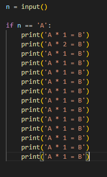 [Python] CodeUp : 기초 100제 6,081 16진수 구구단 출력하기(py) :: 몰입하는 개발자 준비생
