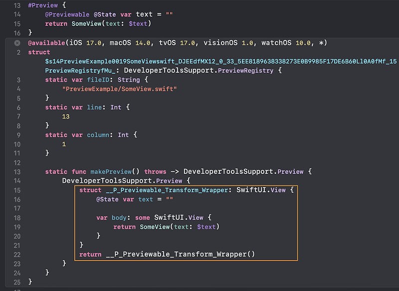 [SwiftUI] @Previewable, PreviewModifier