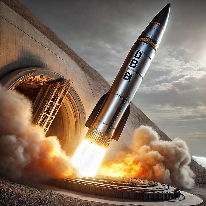 ICBM: Intercontinental Ballistic Missile (대륙간탄도미사일)