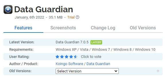Data Guardian 무료 다운로드