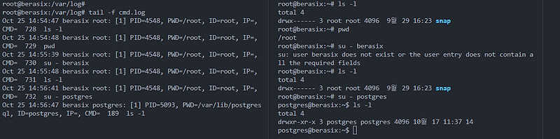 [LINUX] 원격 접속자의 명령어(shell command) 로그 남기기