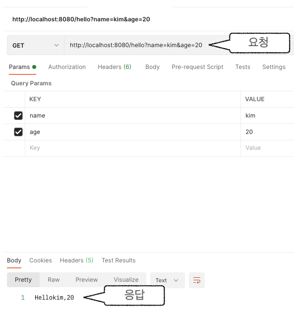[스프링 MVC] 요청 파라미터 조회하기 - @RequestParam, @ModelAttribute