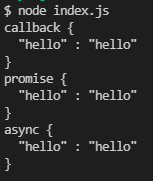 [Javascript] Callback 과 Promise 와 async-await