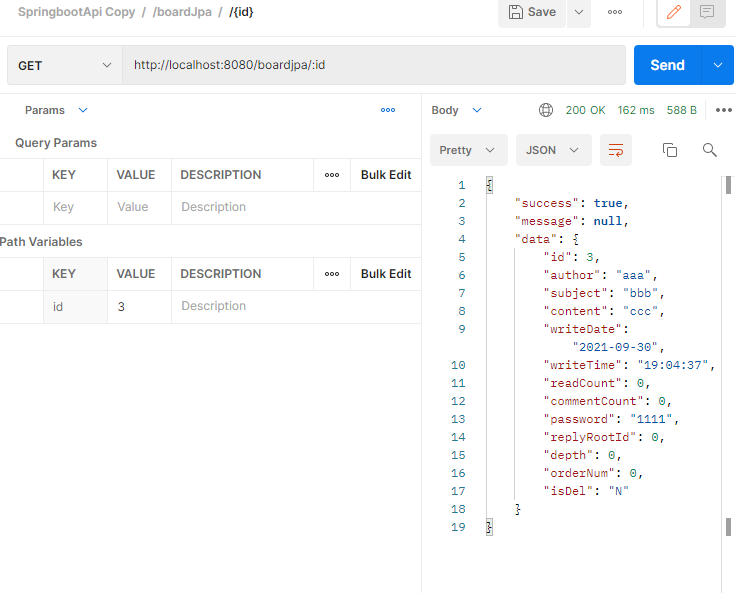 2021-10-25 (Springboot - JPA - CRUD(2) ) — Yeop