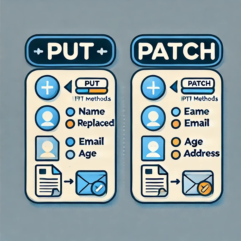 'PUT' VS 'PATCH' 의 차이