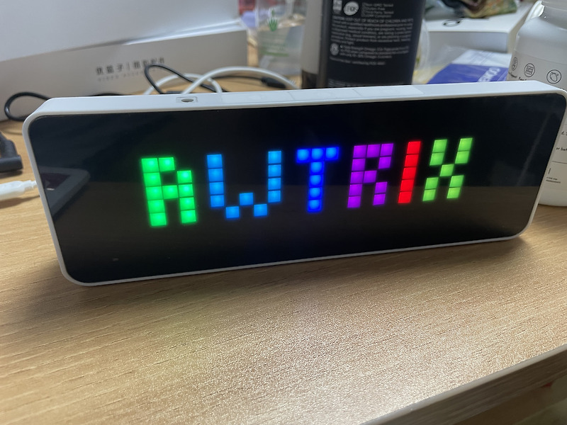 Ulanzi tc001 Awtrix Light 설치 및 HA 연동