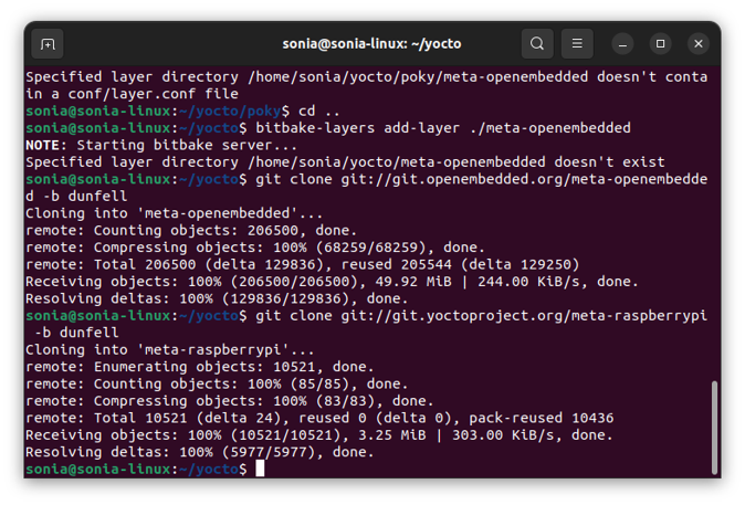 Raspberry Pi4 - YOCTO 개발 환경 구축 및 확인(2)