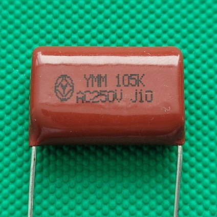 YMM 105K AC250V. (YMM105KAC250V). Film Capacitor. 필림콘덴서
