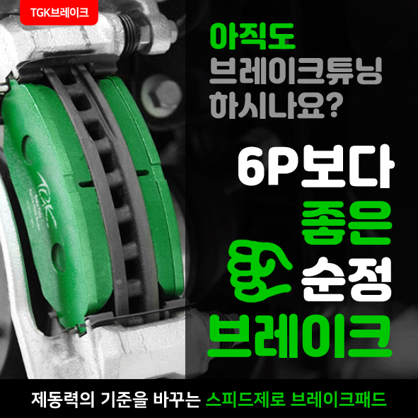 브레이크는 4P 6P 피스톤 갯수가 중요한 게 아닙니다 :: TGK 브레이크