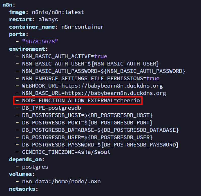 n8n, 외부 라이브러리, 모듈 없음 (feat. Cannot find module) — nak-z