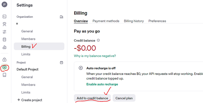 [GPT API] OpenAI Chat GPT 선불 결제 하여 사용 하는 방법