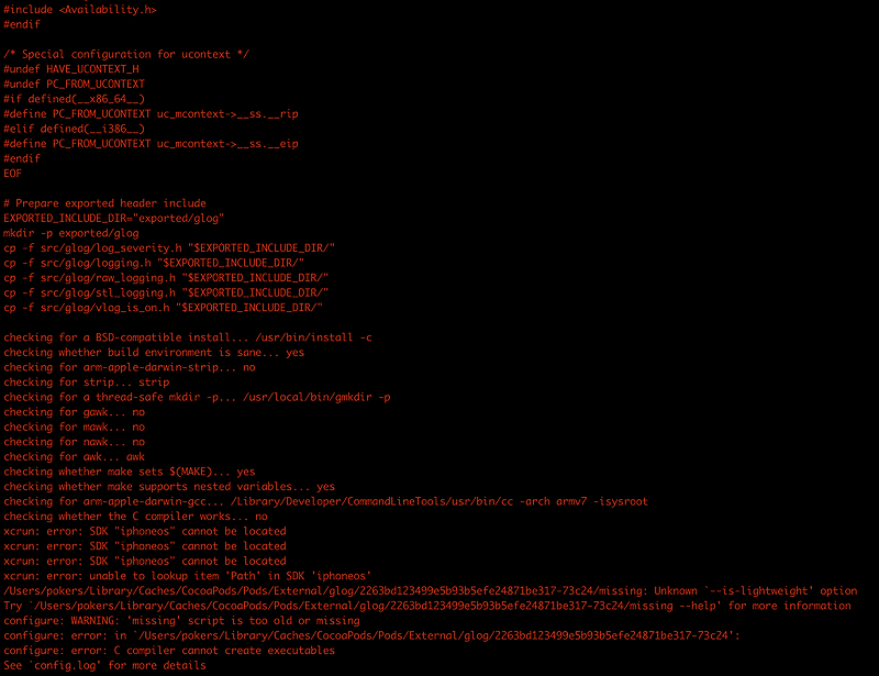 [React Native] Pod 설치 error - Couldn't install Pods. Updating the Pods project and trying again...