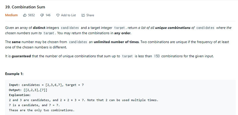 [Array] Combination Sum