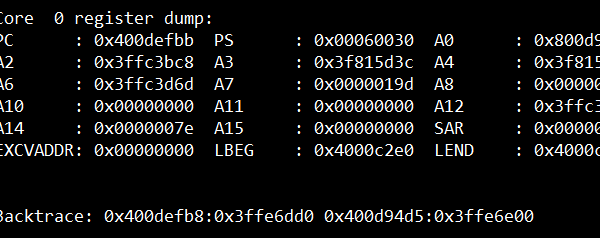 [ESP32] 커널 패닉 시, Backtrace 이용하기 :: Lunikism