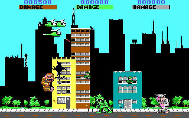 [PC-DOS] 램페이지(RAMPAGE)