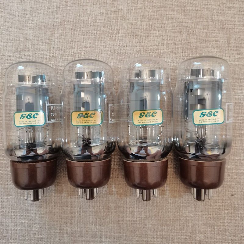 6L6, 5881, KT66 vacuum tubes