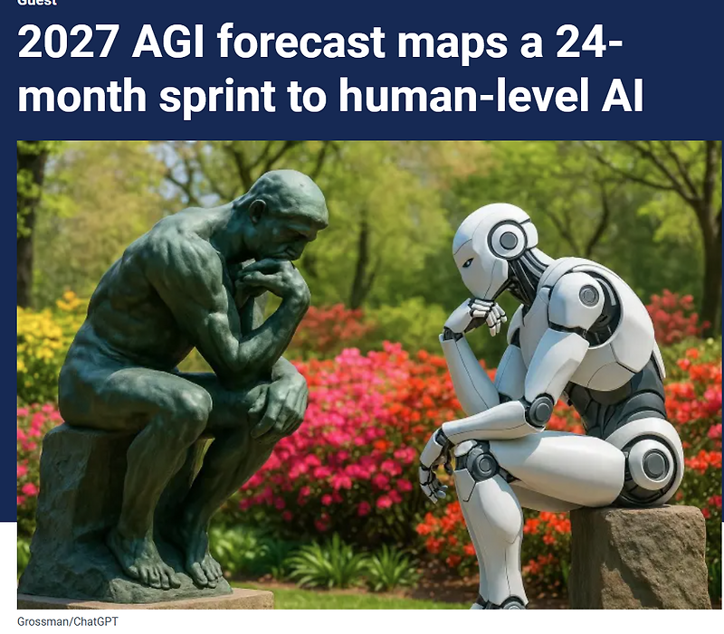 2027년 AGI 도래? 인간 수준 AI까지 단 24개월 남았다면