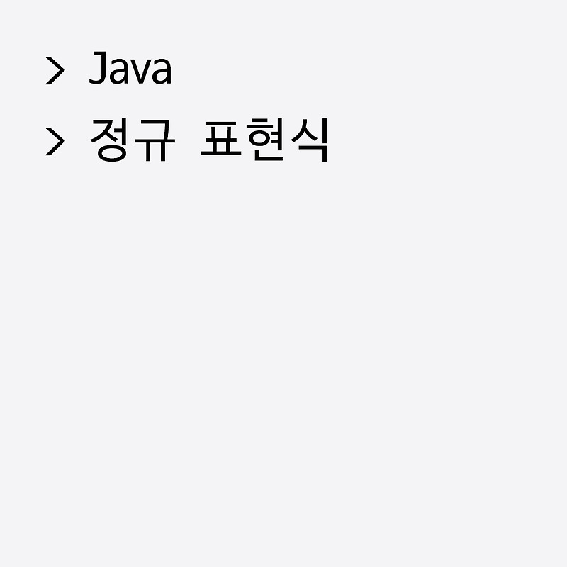 [Java] 정규 표현식 (Regular Expression) — Bible, Lee, Data