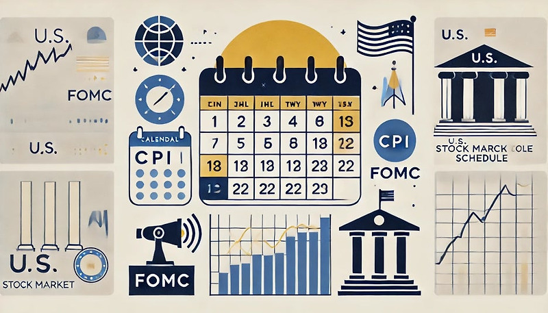 🇺🇸 미국 증시 일정 총정리📅 4월 2주차 CPI·FOMC 발표 주간 포인트