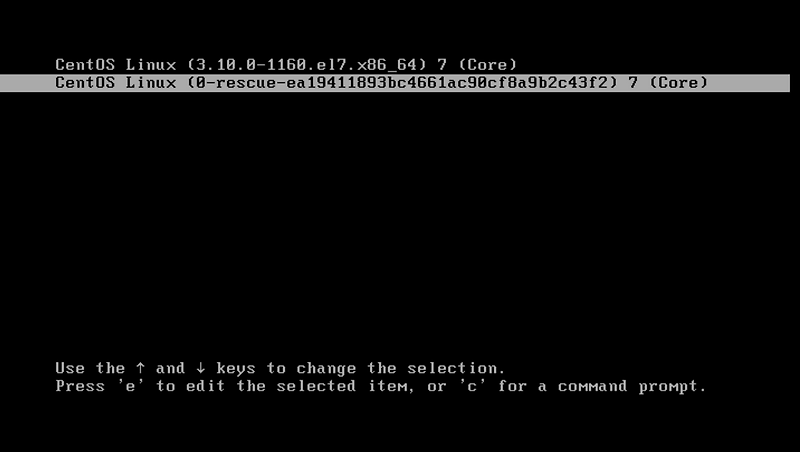 Linux CentOS 7 ROOT 패스워드 분실시 변경방법