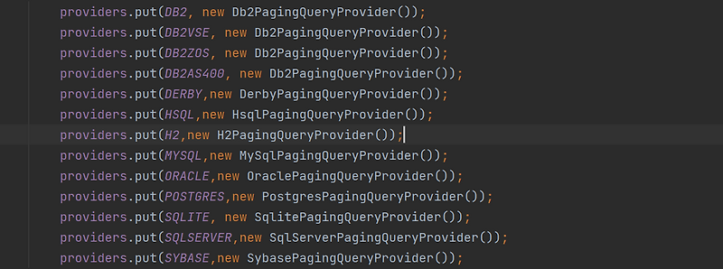 Spring Batch : JdbcPagingItemReader