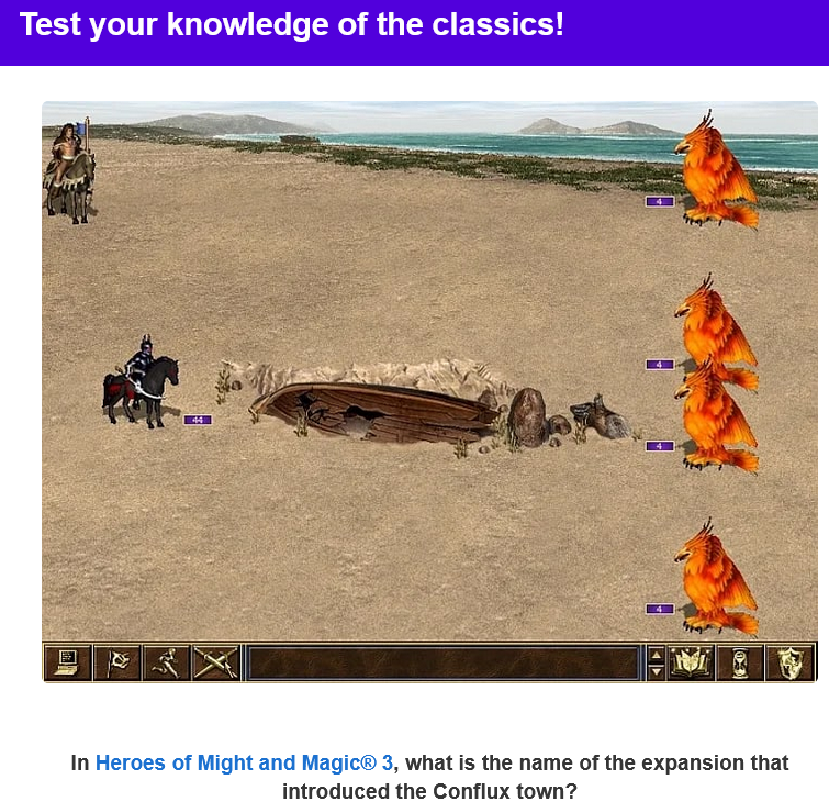 GOG, 12월 26일 경품은 고전 게임 지식 시험