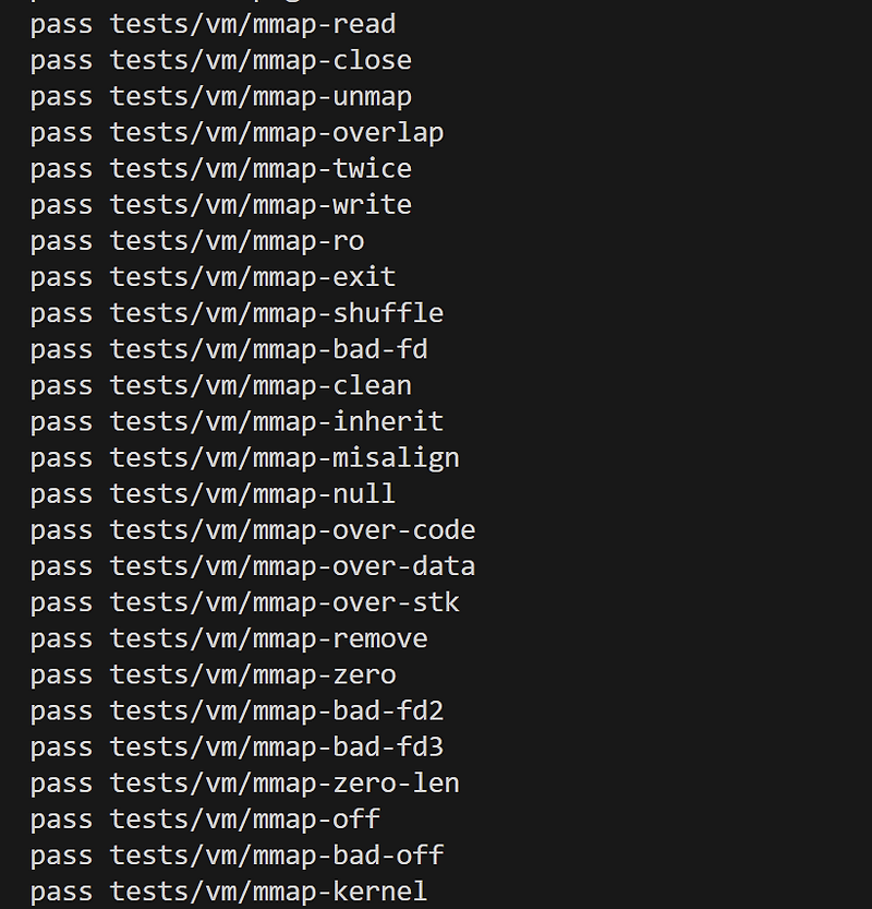 Pintos-Kaist 진행하기 (7): mmap & unmap
