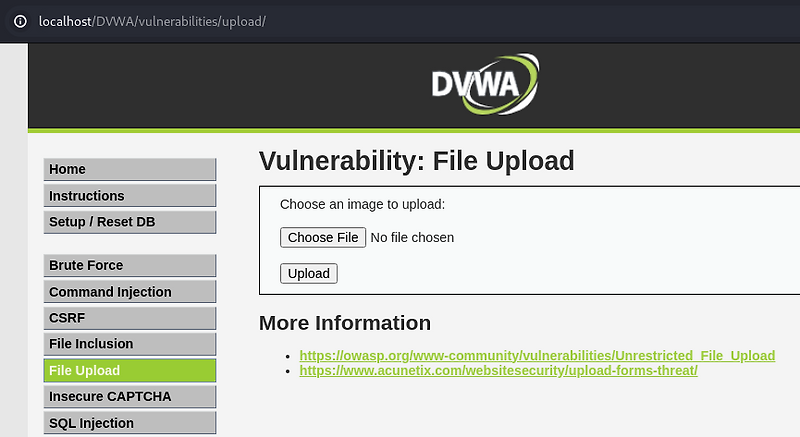 DVWA | File Upload | medium