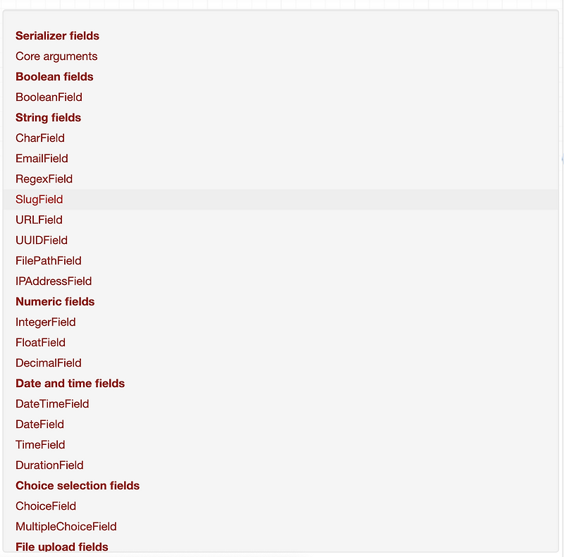 Django Serializer의 Fields — 코드로 말해요