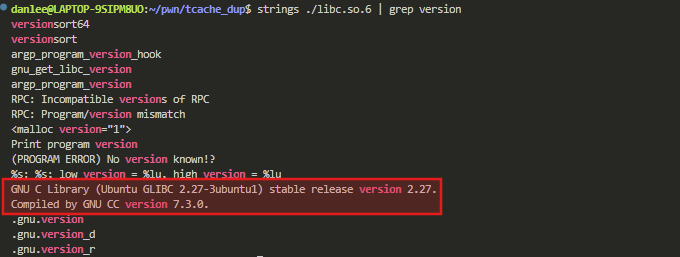 오류 해결: libc 파일이 주어졌을 때, strings 명령어를 이용하여 glibc 버전 알아내기 ./libc.so.6 --versionInconsistency ...
