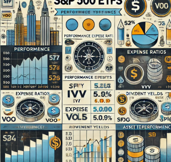 S&P 500 ETF / SPY IVV VOO SPLG 전격 분석! 각 ETF특징과 선택 이유 장단점