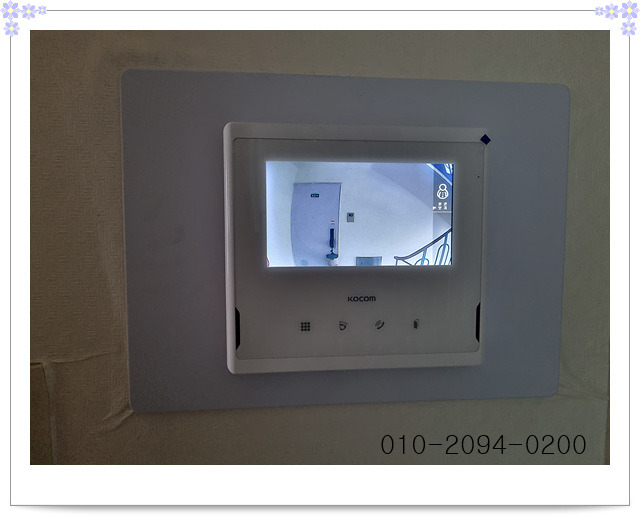 인천코콤인터폰설치 /인천 연수구 동춘동 아주아파트 코콤비디오폰KCV-S701교체설치입니다