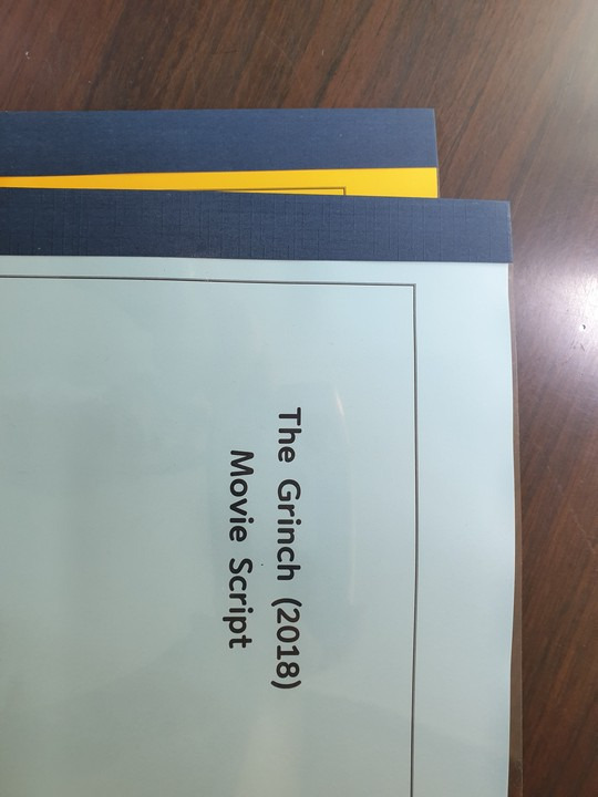 영화/미드대본(Movie Script) 자료 몰 :: The Grinch (2018) 그린치 영화영어대본 제본