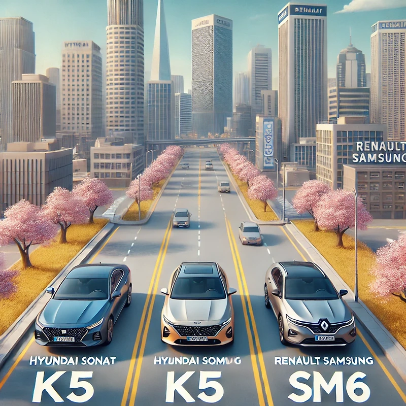 3,000만 원대 인기 세단 비교! K5 vs 쏘나타 vs SM6
