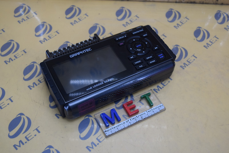 GRAPHTEC midi LOGGER GL220 CONTROLLER 산업용 자동화 장비 수리 (주)엠이티