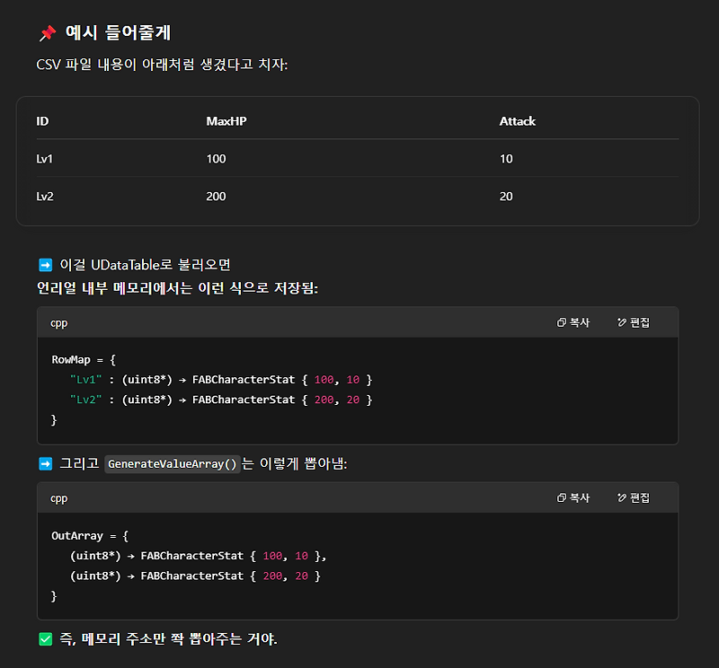 UDataTable