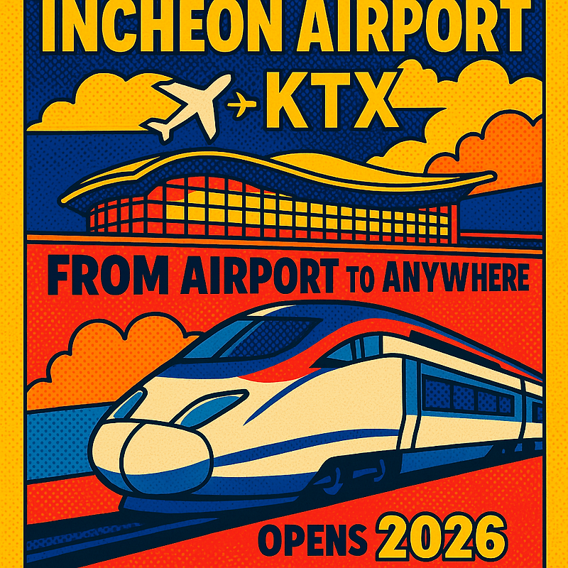 2026년 말 개통 예정 인천발 KTX, 미국 이민자들의 ‘한국 방문’이 훨씬 편리해진다