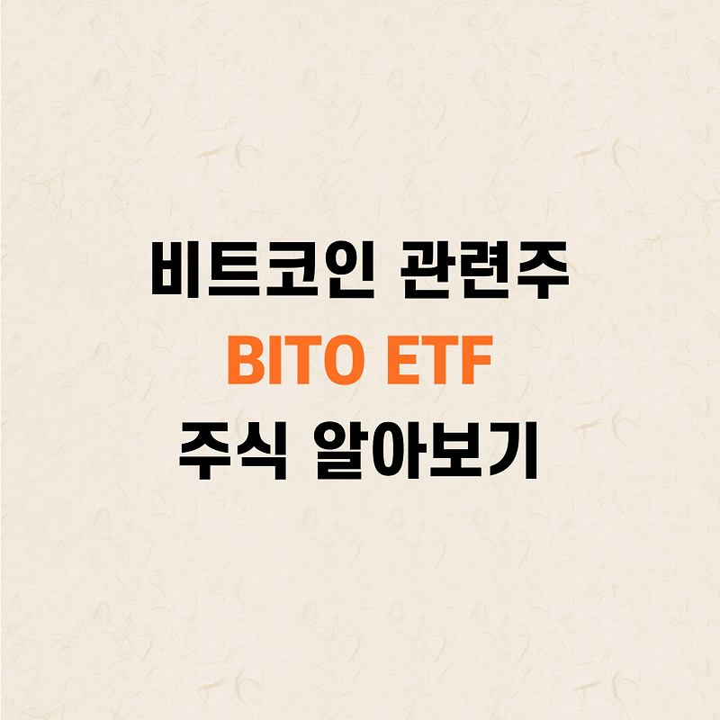 BITO ETF 분석 – 비트코인 선물 기반 ETF, 투자 전략과 전망